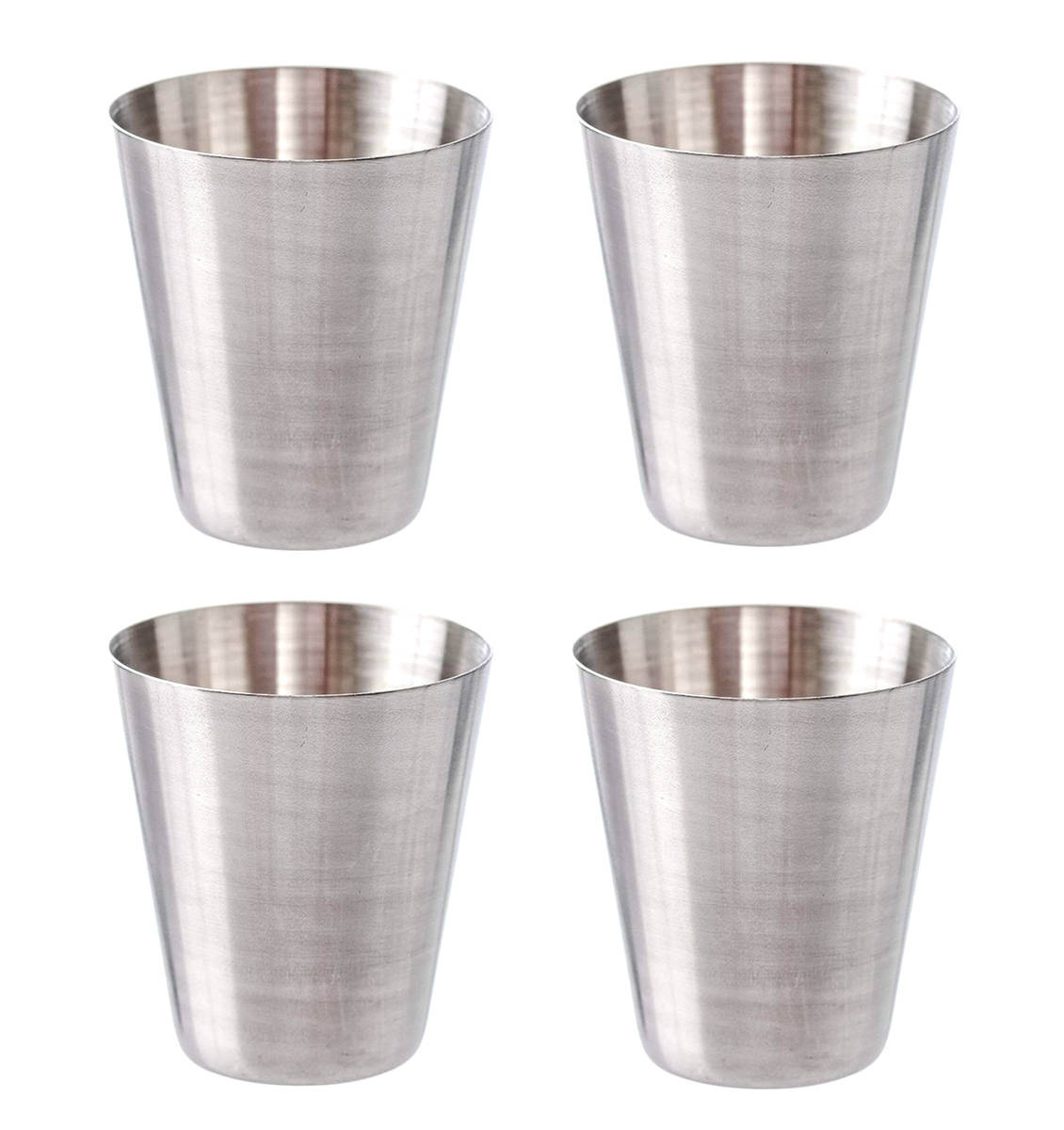 KIELISZKI TURYSTYCZNE STALOWE 4 sztuki | SPORT I TURYSTYKA \ TURYSTYKA | PRO-TECH Damian Sadowski