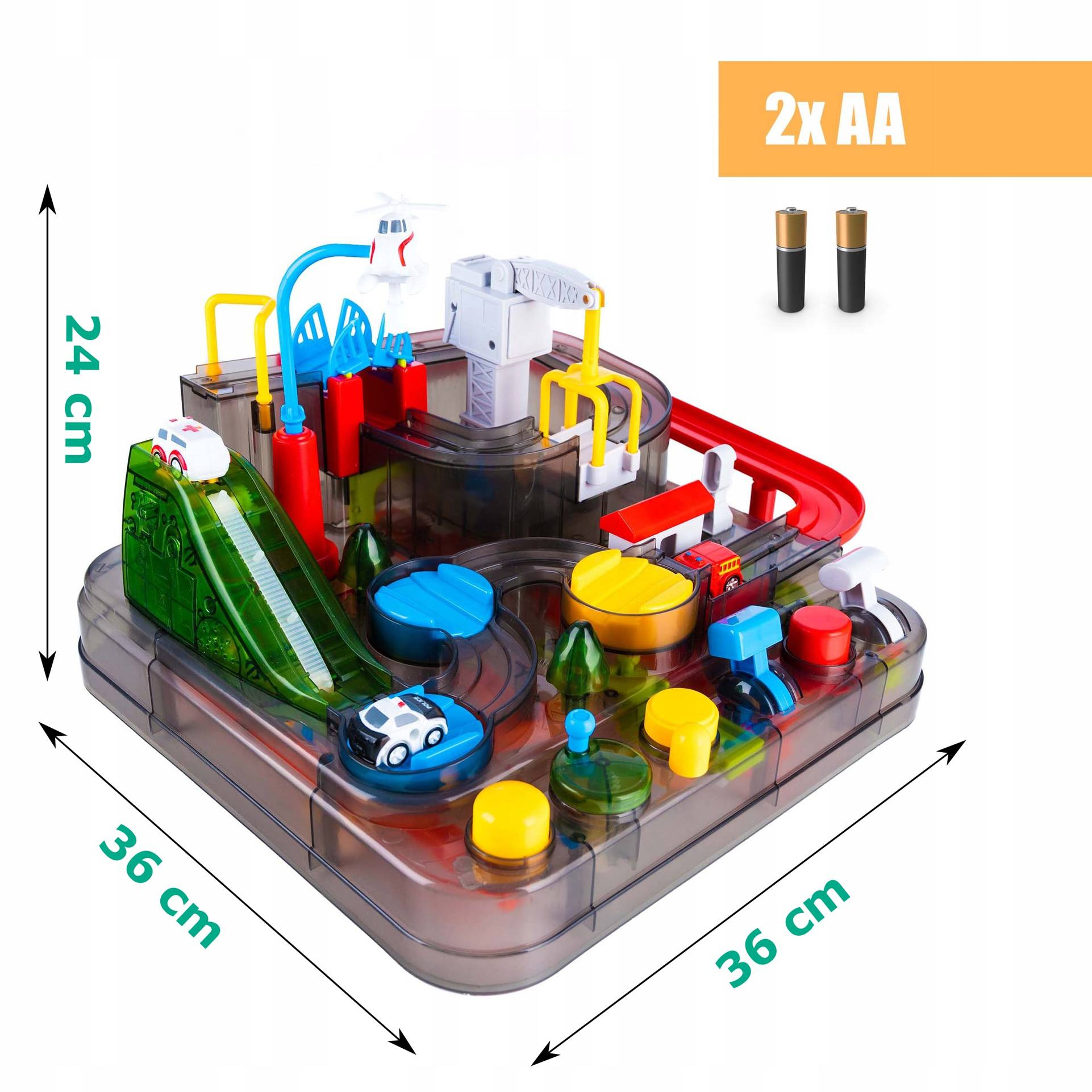 INTERAKTYWNY TOR PARKING + AUTA | DLA DZIECI \ ZABAWKI | PRO-TECH ...